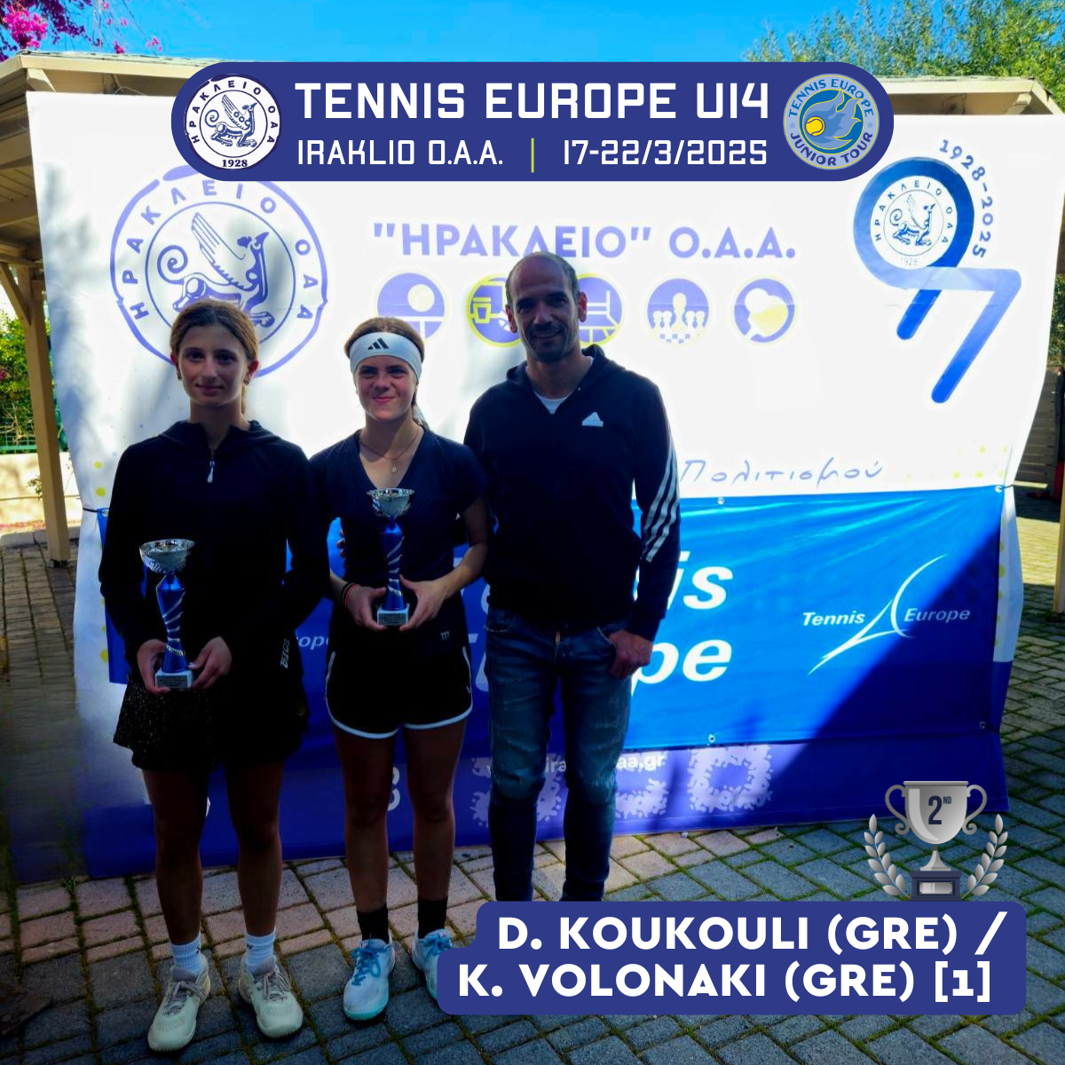 Τένις: Πρωταθλήτρια η Βολονάκη στο Tennis Europe του «ΗΡΑΚΛΕΙΟ» Ο.Α.Α ...