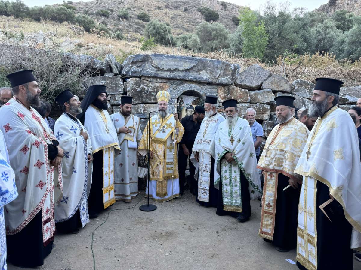 Ρέθυμνο: Εγκαίνια του Ιερού Ναού Αγίου Ιερομάρτυρος Ευαγγέλου στο Σελλί ...