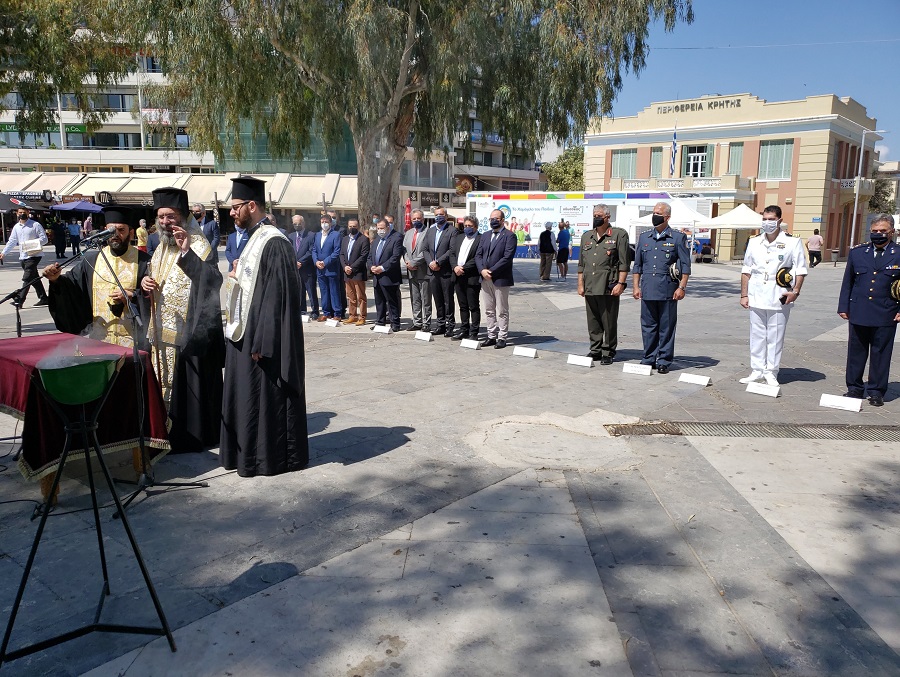 Ηράκλειο: Τιμήθηκε η επέτειος των Εθνικών Αγώνων και της Εθνικής ...