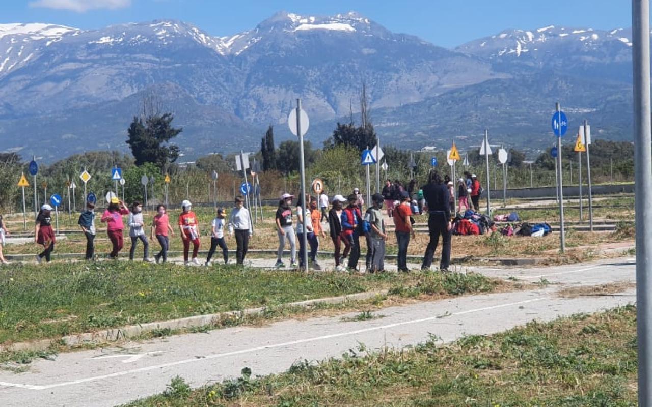 Μεσαρά: Δράσεις κυκλοφοριακής αγωγής στο πάρκο του Τυμπακίου με μεγάλη ...