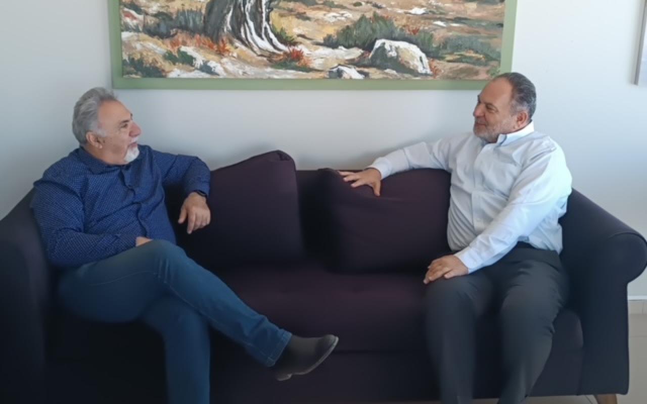 Γιάννης Κουράκης: Συναντήθηκε με τον υποψήφιο βουλευτή Λασιθίου Νίκο ...
