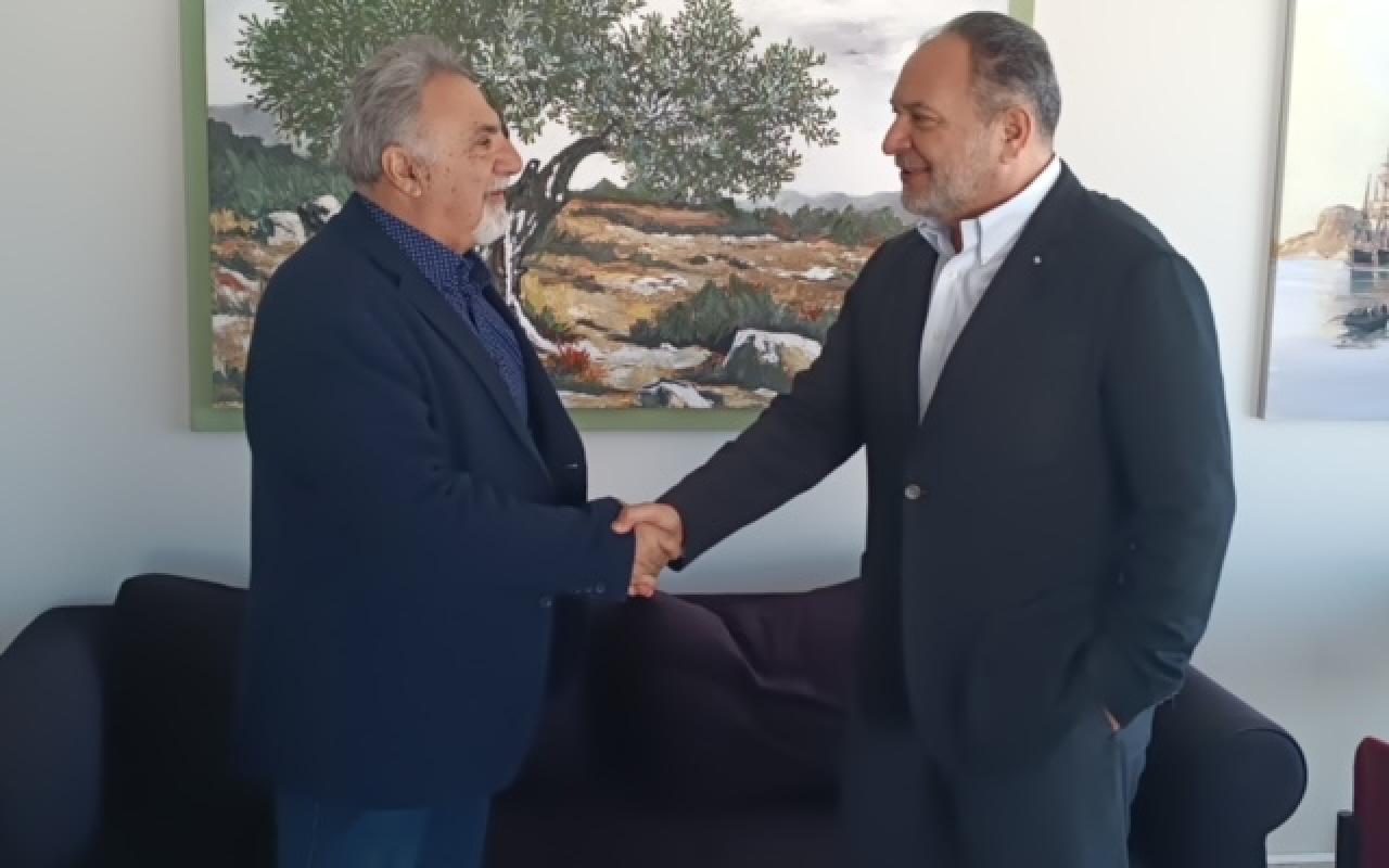 Γιάννης Κουράκης: Συναντήθηκε με τον υποψήφιο βουλευτή Λασιθίου Νίκο ...