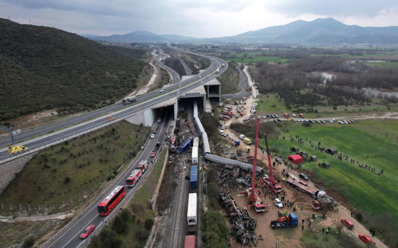 Τραγωδία στα Τέμπη: Πώς είναι σήμερα το σημείο της φονικής σύγκρουσης ...