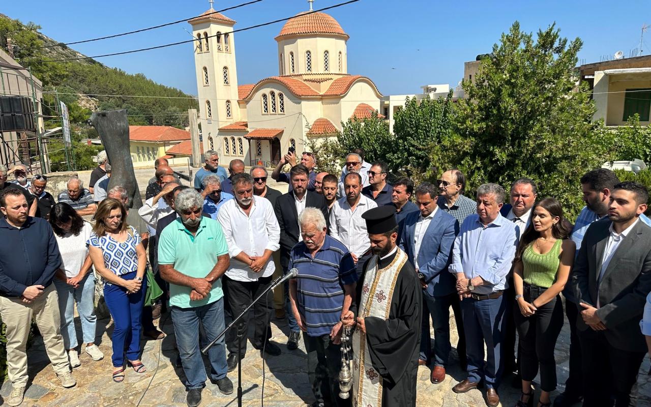 Τίμησαν τη μνήμη των 19 ηρώων στο Μάραθος | ekriti.gr