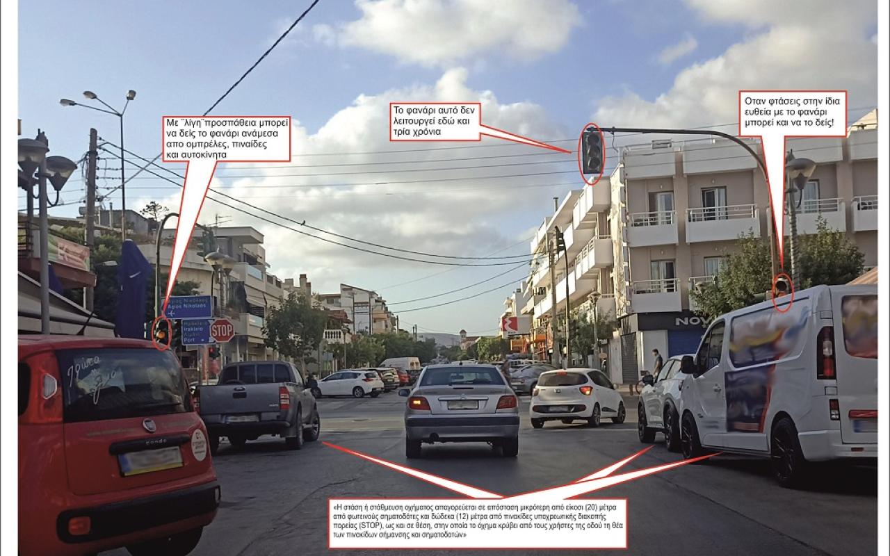 Νέα Αλικαρνασσός: Όλο το κυκλοφοριακό χάος... σε μία φωτογραφία | ekriti.gr