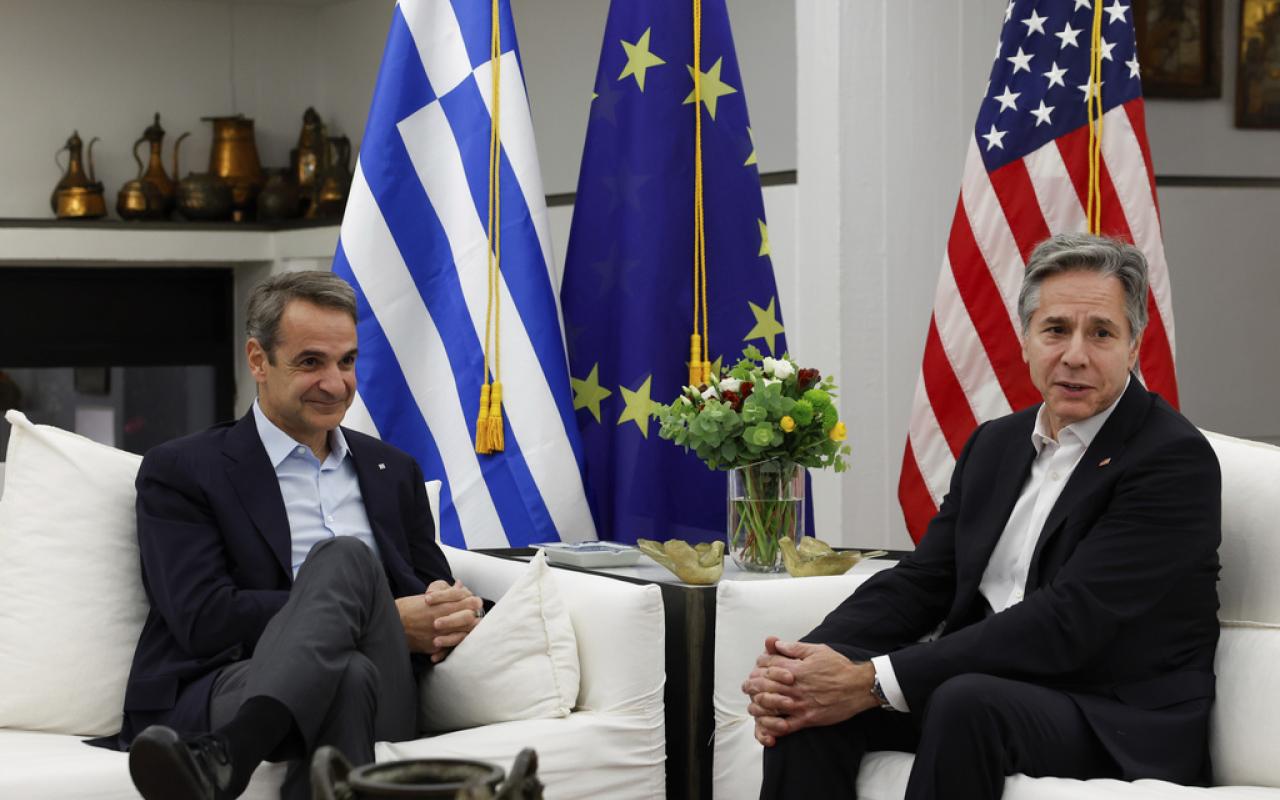 Χανιά: Στην οικία Μητσοτάκη στα Χανιά ο Αντονι Μπλίνκεν - Σε εξέλιξη η ...