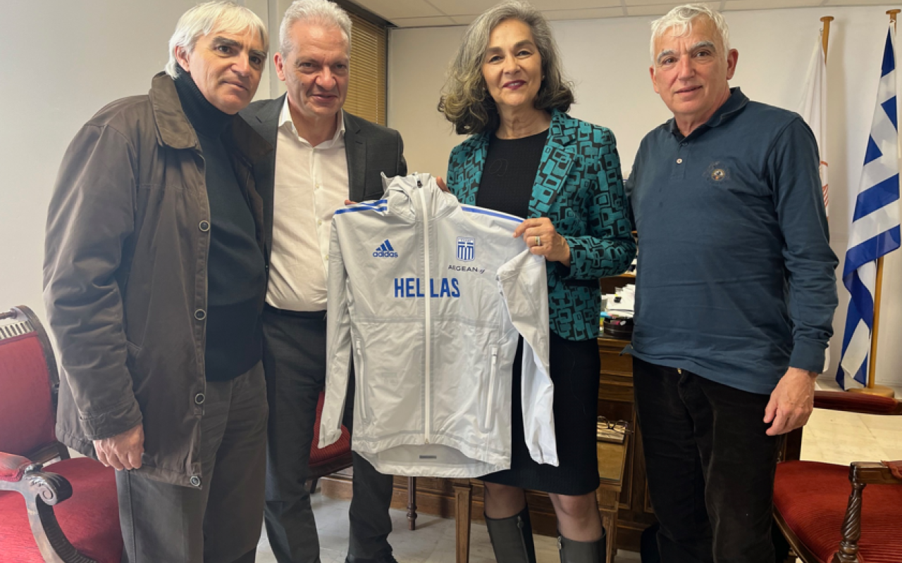 Συνάντηση Καλοκαιρινού - Σακοράφα για το Run Greece 2024 | ekriti.gr